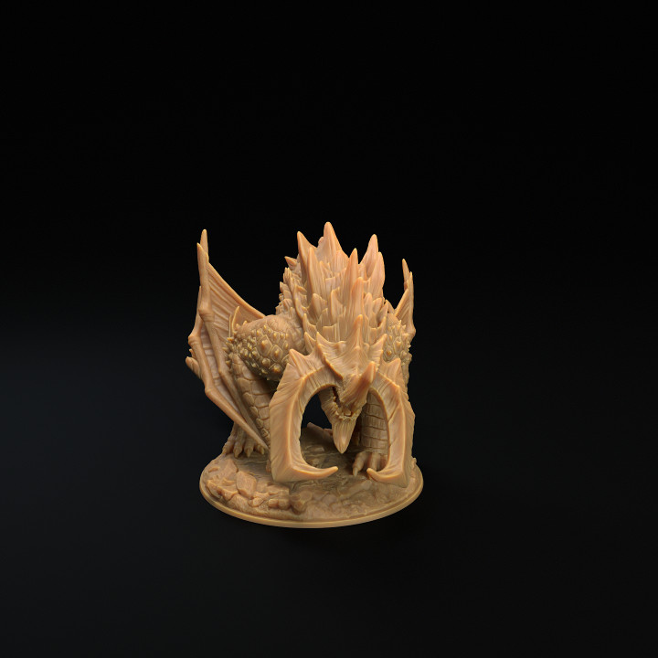 3D Printable Siege Wyvern Behemoth | PRESUPPORTED | Children of the ...