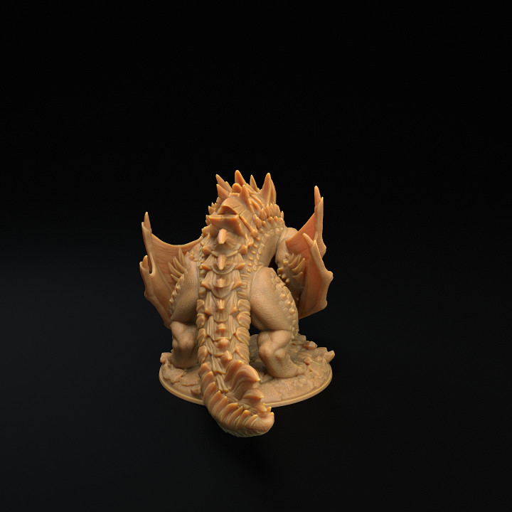 3D Printable Siege Wyvern Behemoth | PRESUPPORTED | Children of the ...