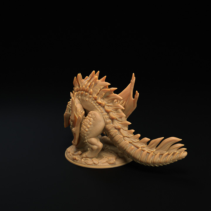 3D Printable Siege Wyvern Behemoth | PRESUPPORTED | Children of the ...