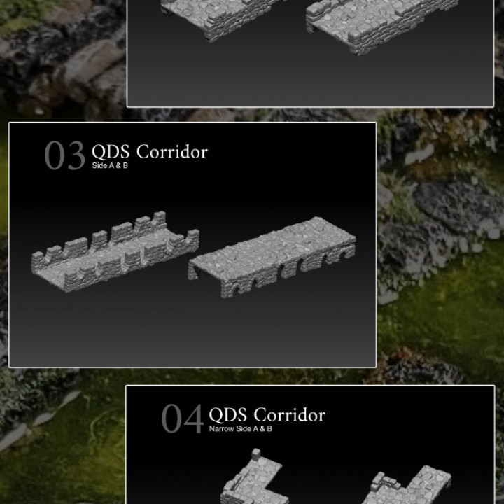 3D Printable Mystic-Realm's QDS - Quick Dungeon System Series 1 by ...