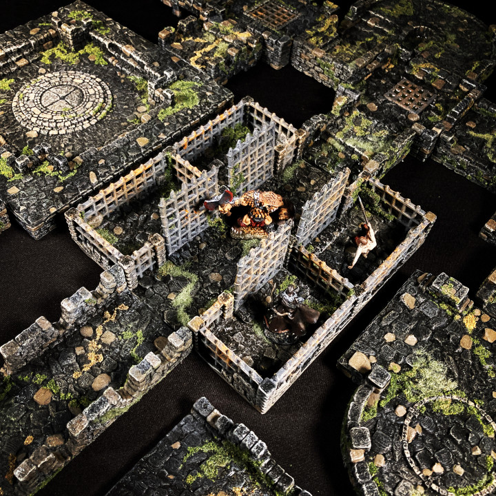 3D Printable Mystic-Realm's QDS - Quick Dungeon System Series 1 by ...