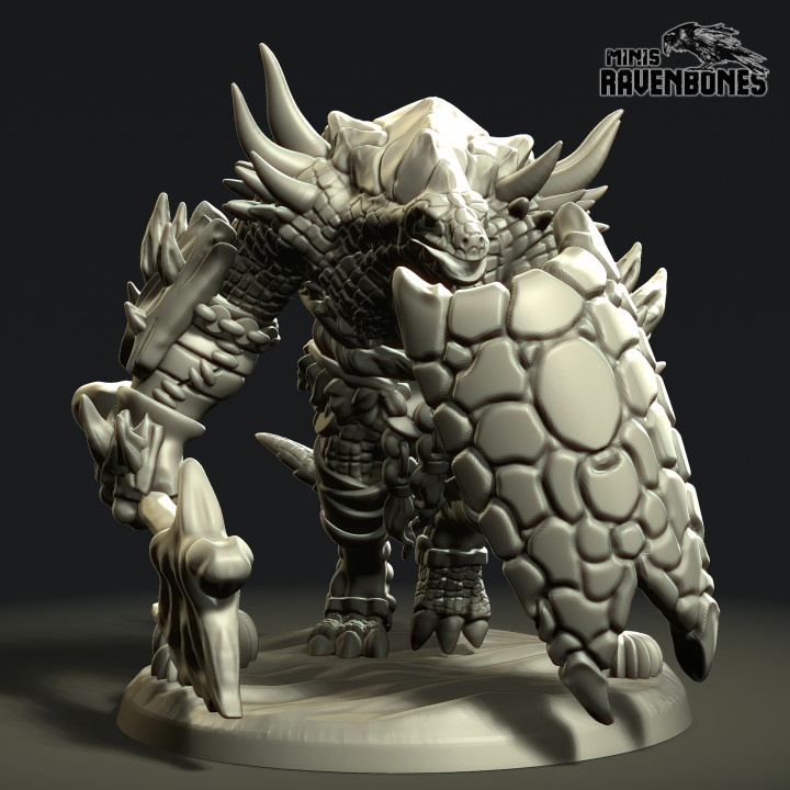 3D Printable Lizardfolk (set of 5) by RavenBonesStudio