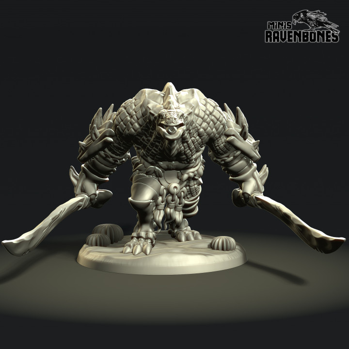 3D Printable Lizardfolk (set of 5) by RavenBonesStudio
