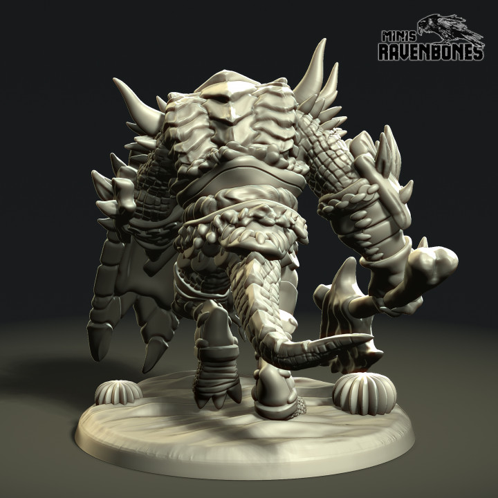 3D Printable Lizardfolk (set of 5) by RavenBonesStudio