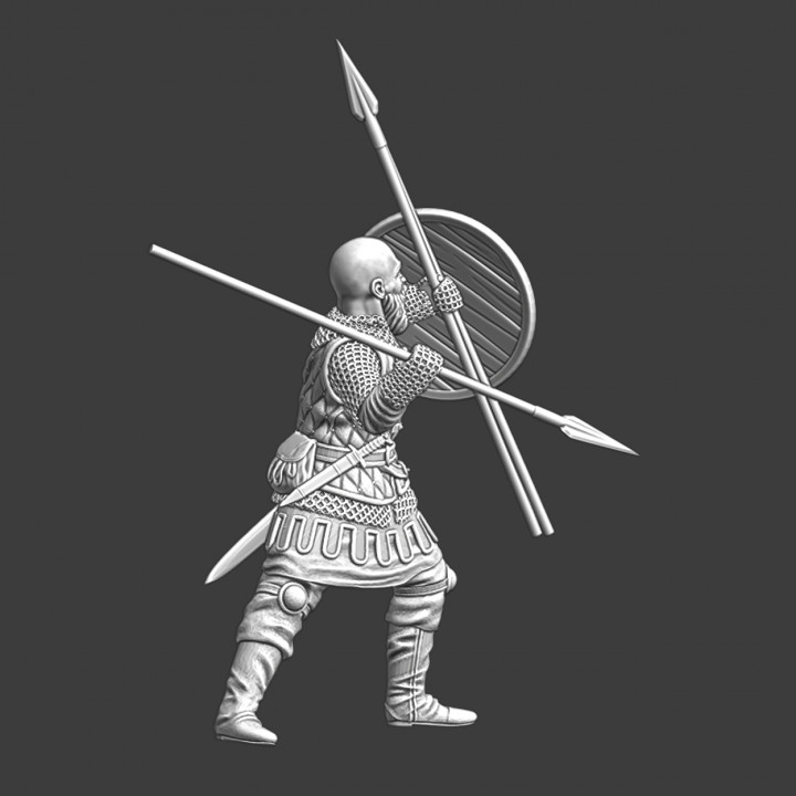 3D Printable Medieval Eastern European Javelin thrower by Northern ...