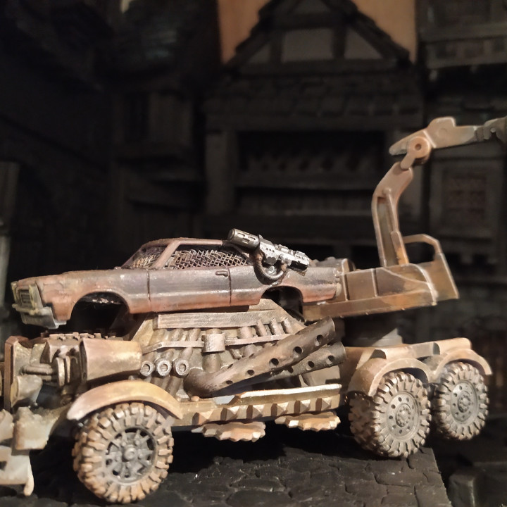 3D Printable -War Rig- Wasteland on Wheels by BlackCobraMiniatures
