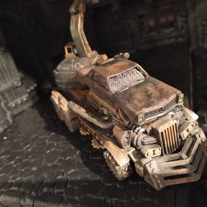 3D Printable -War Rig- Wasteland on Wheels by BlackCobraMiniatures