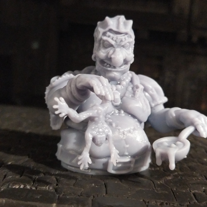 3D Printable Chef Witch by BlackCobraMiniatures
