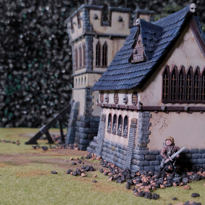 3D Printable The Old Keep - 3 Buildings in 1 by Scenic Play