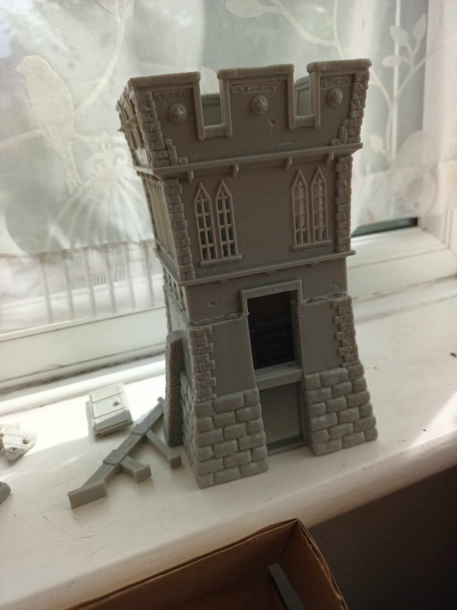 3D Printable The Old Keep - 3 Buildings in 1 by Scenic Play