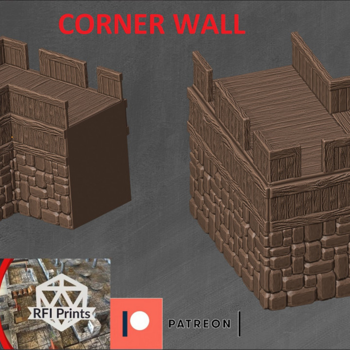 3D Printable Modular Fortress by RFIPRINTS