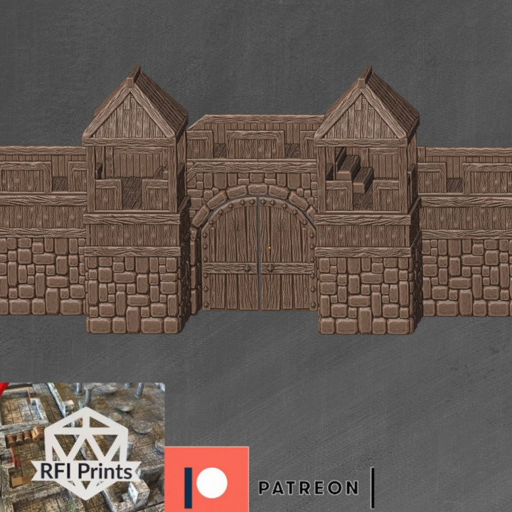 3D Printable Modular Fortress by RFIPRINTS