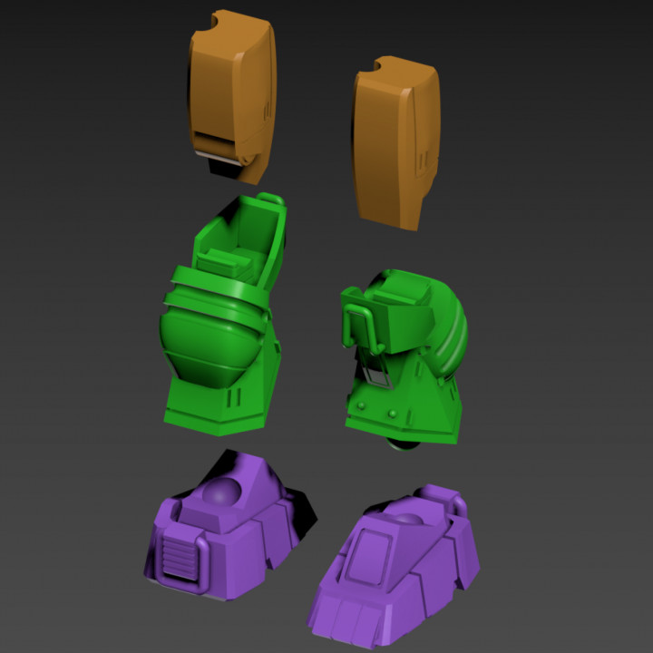 3D Printable Robot Destroyer 100mm by Extra Guy