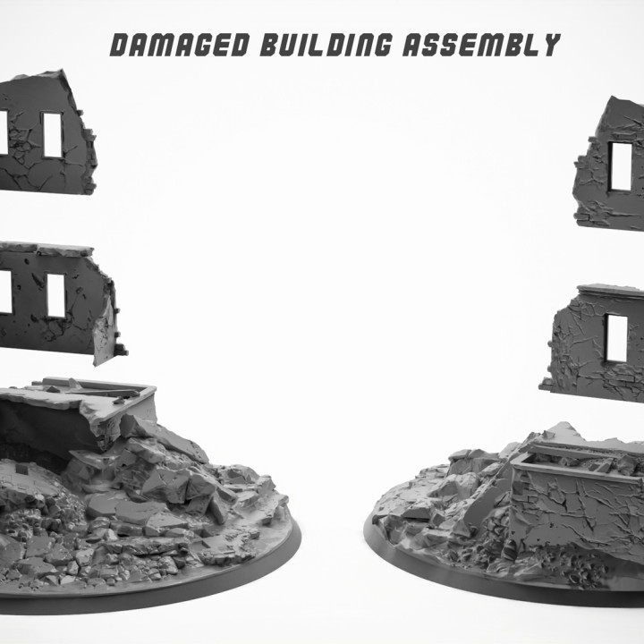 3D Printable Hammer Tank Last Stand Set100mm by Extra Guy