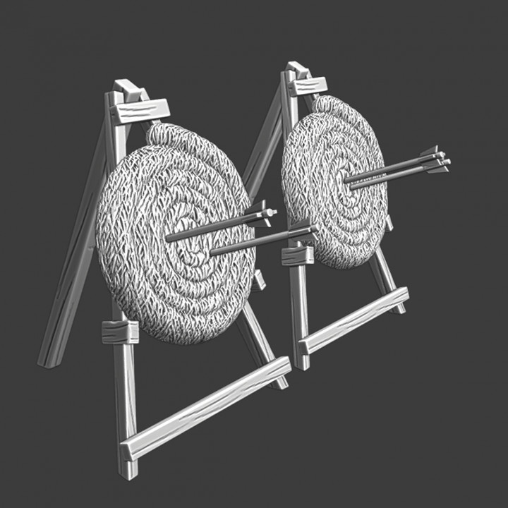 3D Printable Medieval target practice by Northern Crusades Miniatures