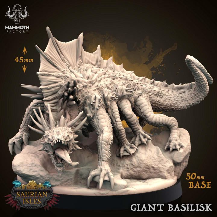 3D Printable Basilisks Pack by Mammoth Factory