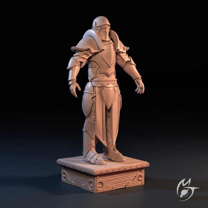 3D Printable Armor Stand & Animated Mimic by Making Tlon