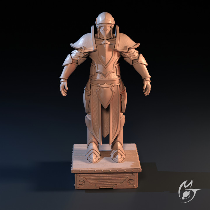 3D Printable Armor Stand & Animated Mimic by Making Tlon