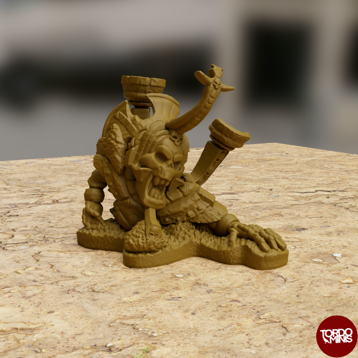 3D Printable Eternal Pharaohs Revive: Bone Colossus (10mm) by Tordo ...