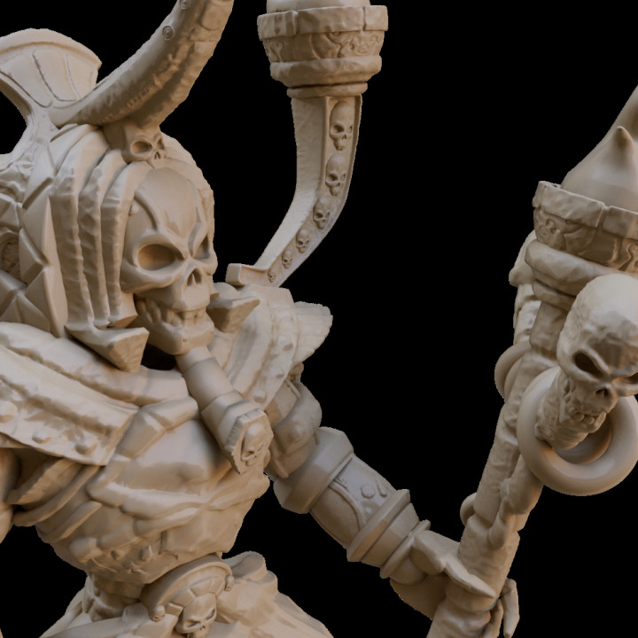 3D Printable Eternal Pharaohs Revive: Bone Colossus (10/15mm) by Tordo ...