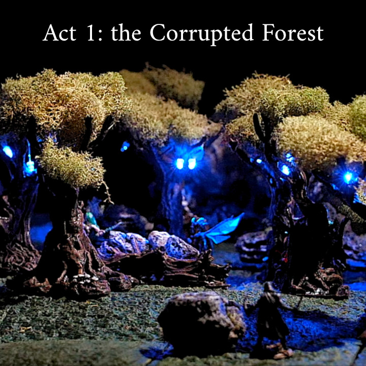 3D Printable Mystic-Realm's Act 1: the Corrupted Forest Terrain Set by ...
