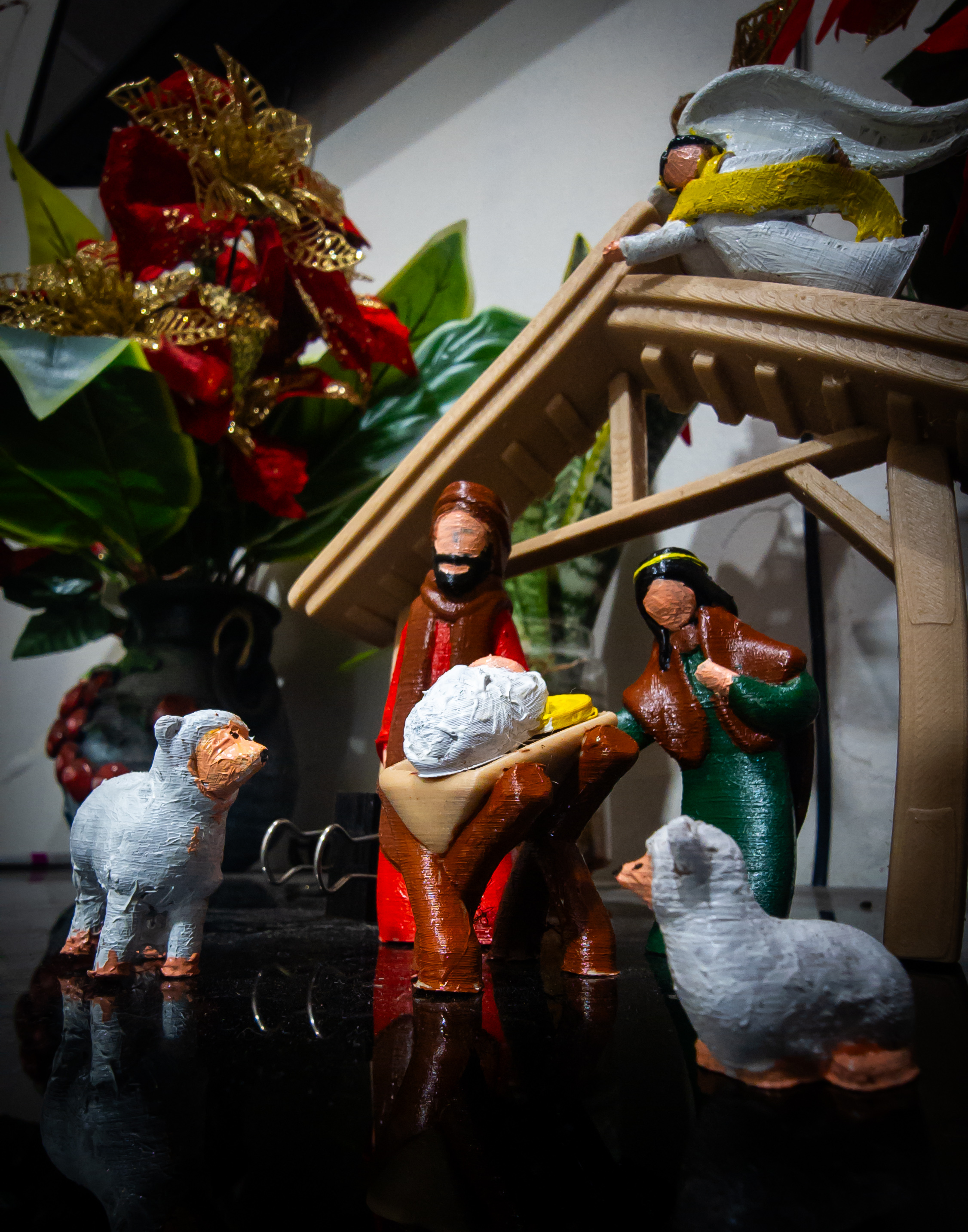 3D Printable Minimalist Nativity Set by Stlflix