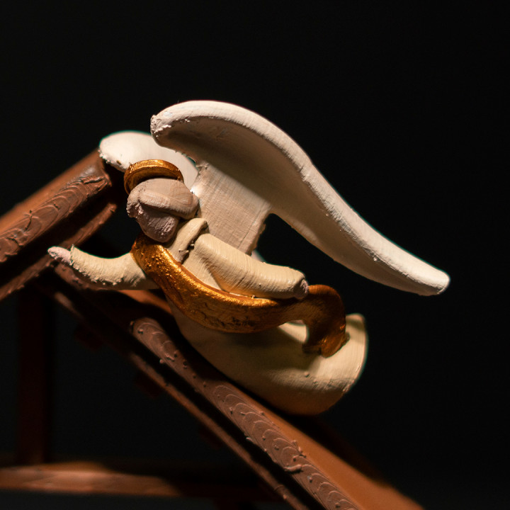 3D Printable Minimalist Nativity Set by Stlflix