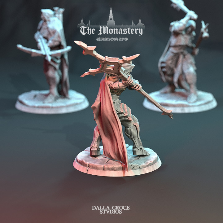 3D Printable The Monastery - The Boss Monks Character Set by Dalla ...