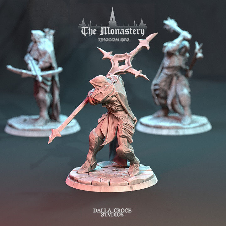 3D Printable The Monastery - The Boss Monks Character Set by Dalla ...