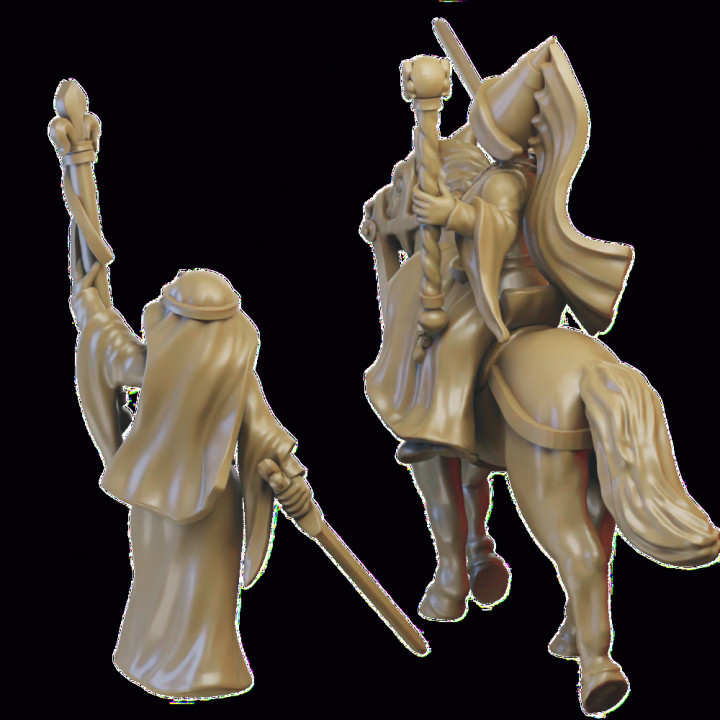 3D Printable Damsel Miniatures (modular, 32mm) by Juhász Gergely
