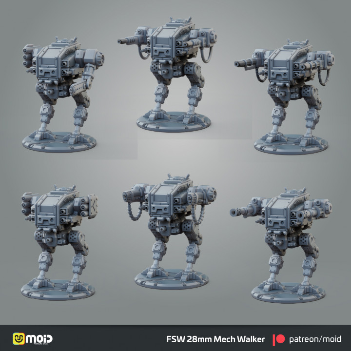 3D Printable FSW Walker by Moid