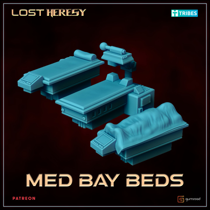 3D Printable Medical Bay by Lost Heresy Miniatures