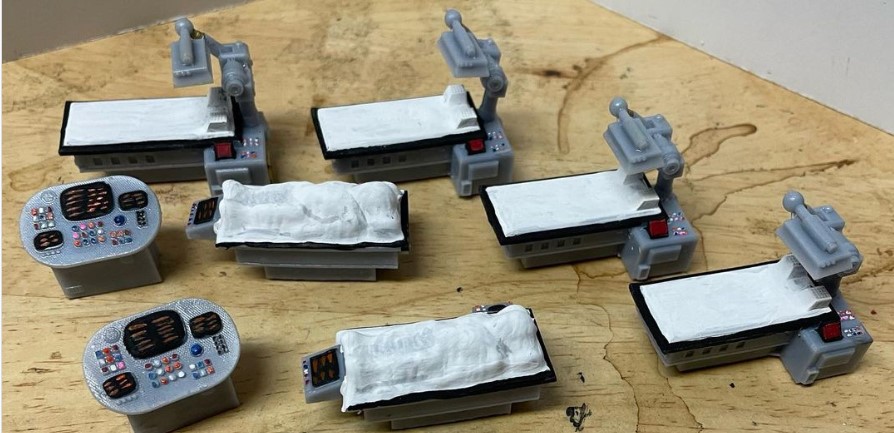 3D Printable Medical Bay by Lost Heresy Miniatures