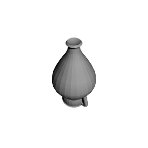 3D Printable Amfora of Chios island by Stamatis Iliadakis