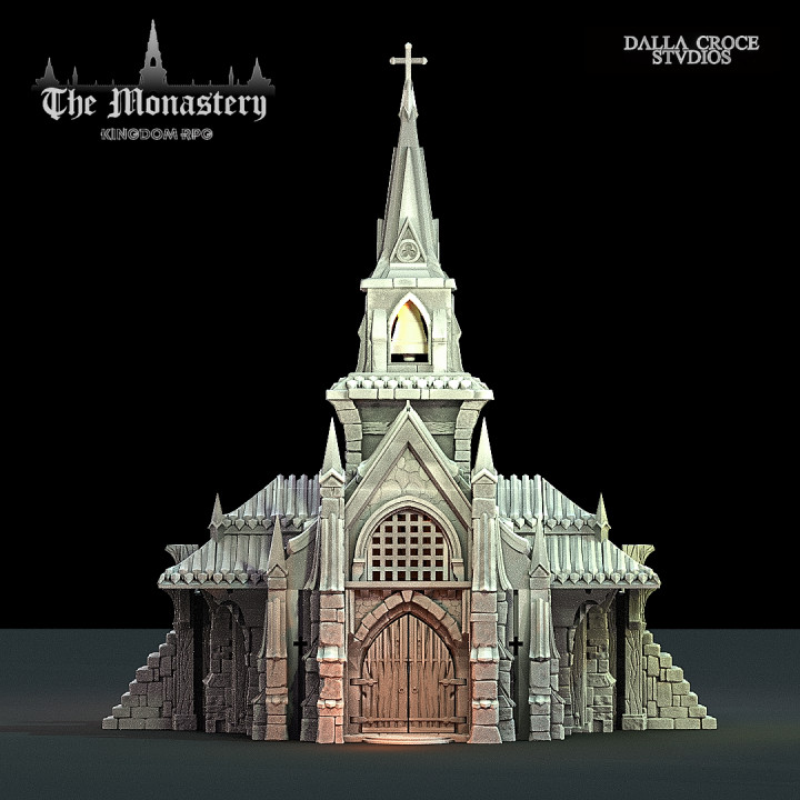 3D Printable The Monastery - Monastery Entrance + Annexes by Dalla ...