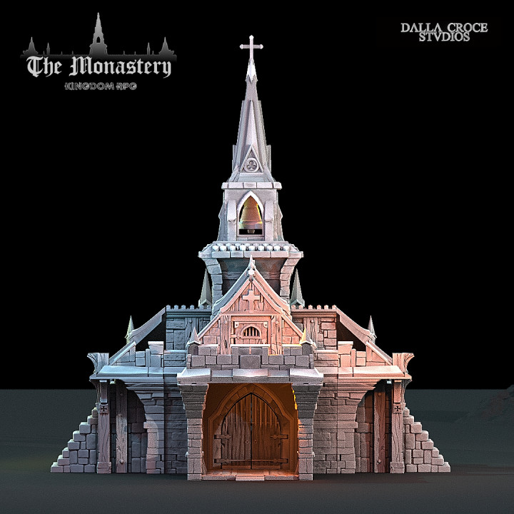 3D Printable The Monastery - Monastery Entrance + Annexes by Dalla ...