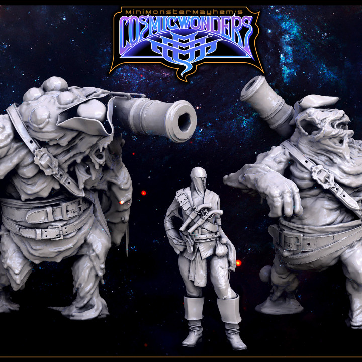 3D Printable Plasmo Pirates by Mini Monster Mayhem