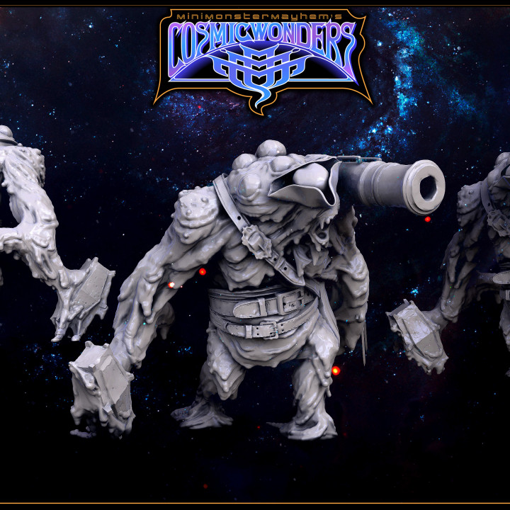 3D Printable Plasmo Pirates by Mini Monster Mayhem