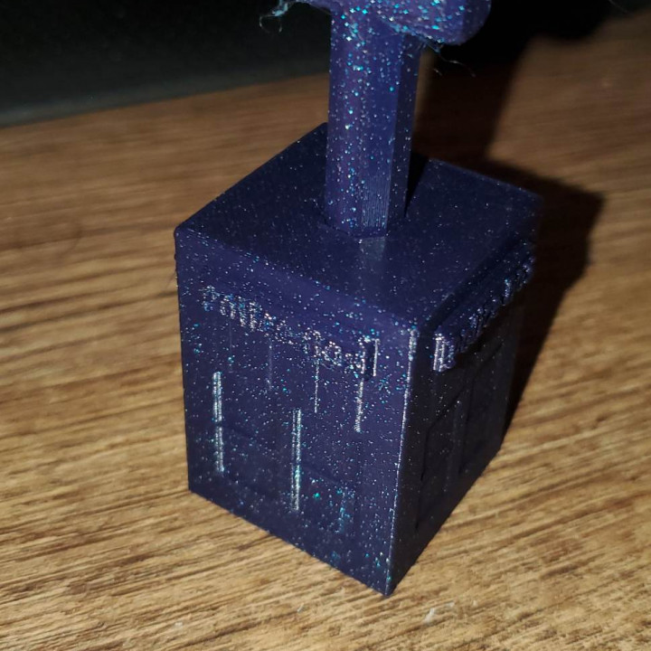 3D Printable Police Box Ornament for the Tippi Tree by Justin E. Miller