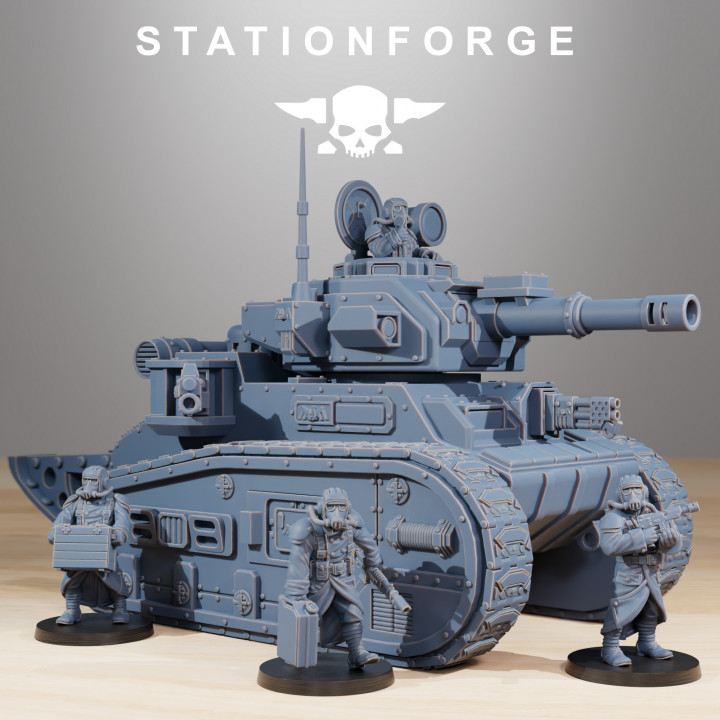 3D Printable GrimGuard Light Tank by Station Forge