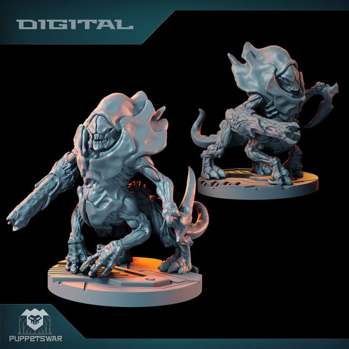 3D Printable Guard Bugs by Puppetswar Miniatures