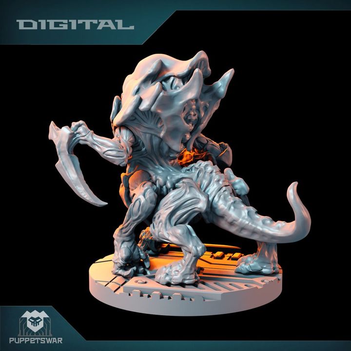 3D Printable Guard Bugs by Puppetswar Miniatures