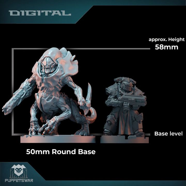 3D Printable Guard Bugs by Puppetswar Miniatures