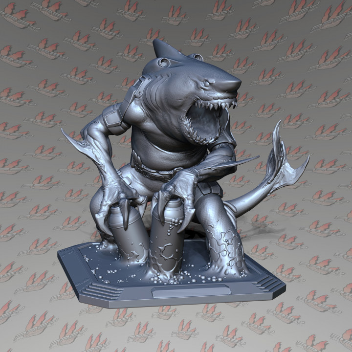 3D Printable MUTANT SHARK by Alex