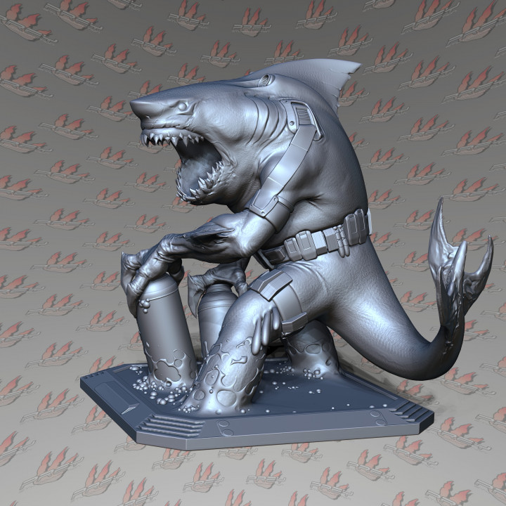 3D Printable MUTANT SHARK by Alex