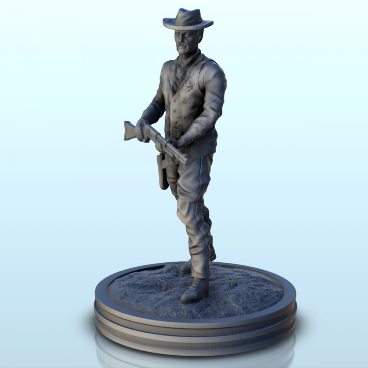 3D Printable Wild-West figures pack N° 1 - Six Gun Sound Desperado Old ...