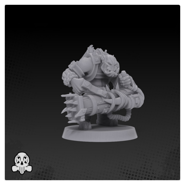 3D Printable Orc 2H Breacher Commando Modular Kit by Malicious Mini's