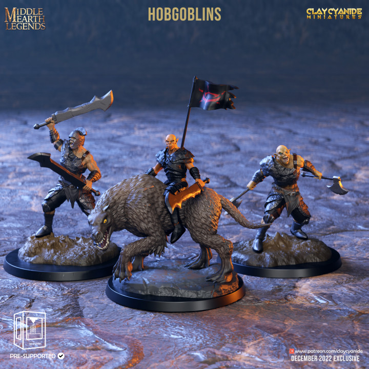 3D Printable Hobgoblins by Clay Cyanide Miniatures