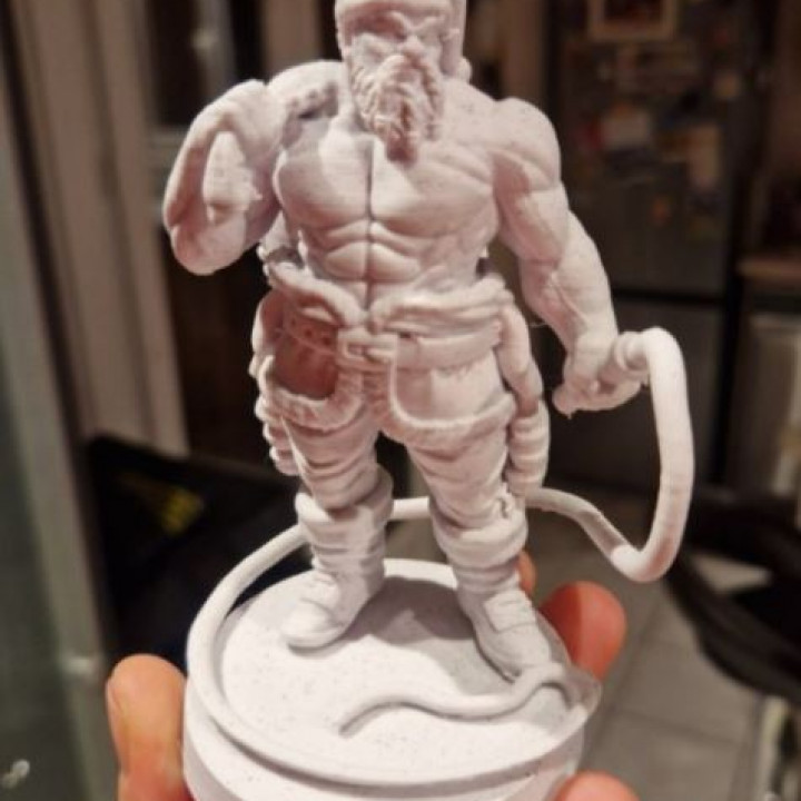 3D Print of MACHO SANTA by firepunkcat