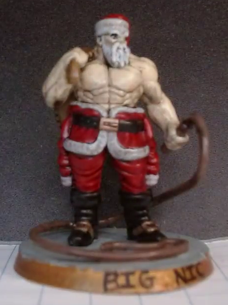 3D Printable MACHO SANTA by PAPSIKELS MINIATURES